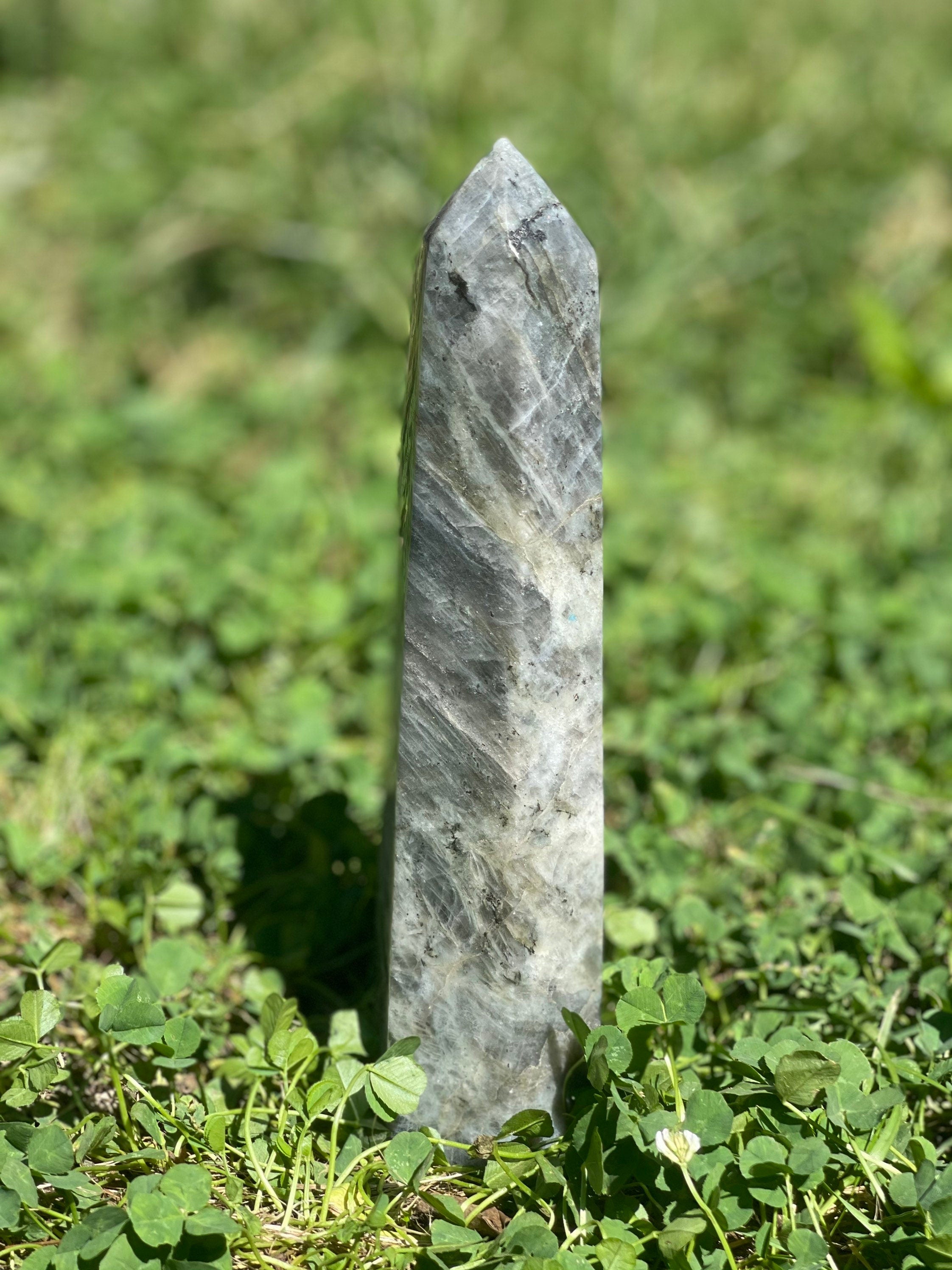 Large Labradorite Tower, Labradorite Point, Labradorite Crystal Tower ...