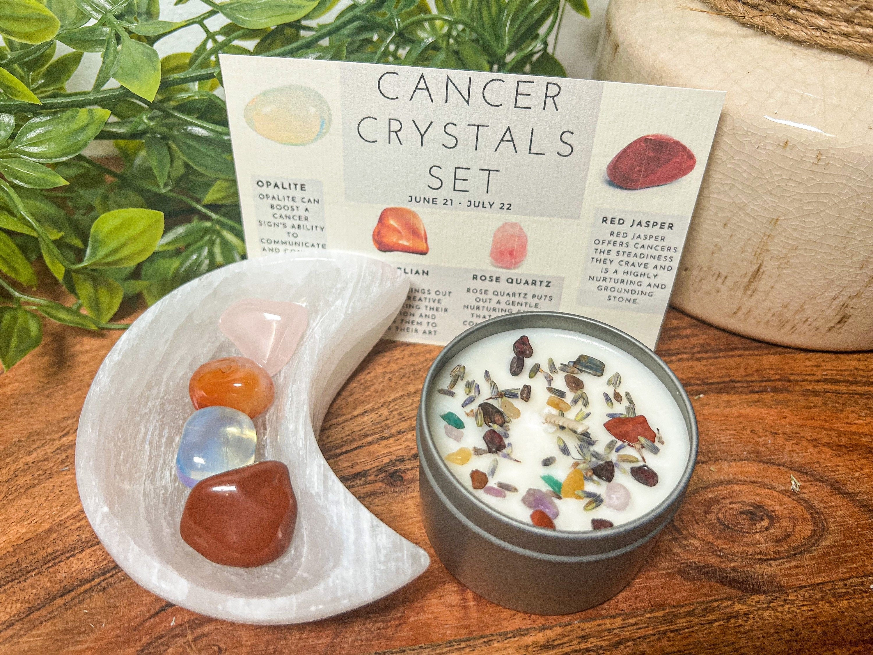 Cancer Crystals, Cancer Crystal Set, Gemstones for Cancer ...